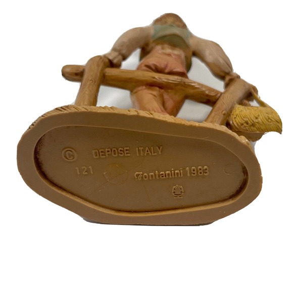 Fontanini | Holiday | Vintage Fontanini Italian Joel Villager Leaning ...